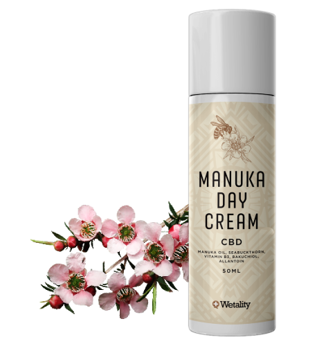 WETALITY Manuka Day Cream 1200mg CBD finder du her hos Nr27